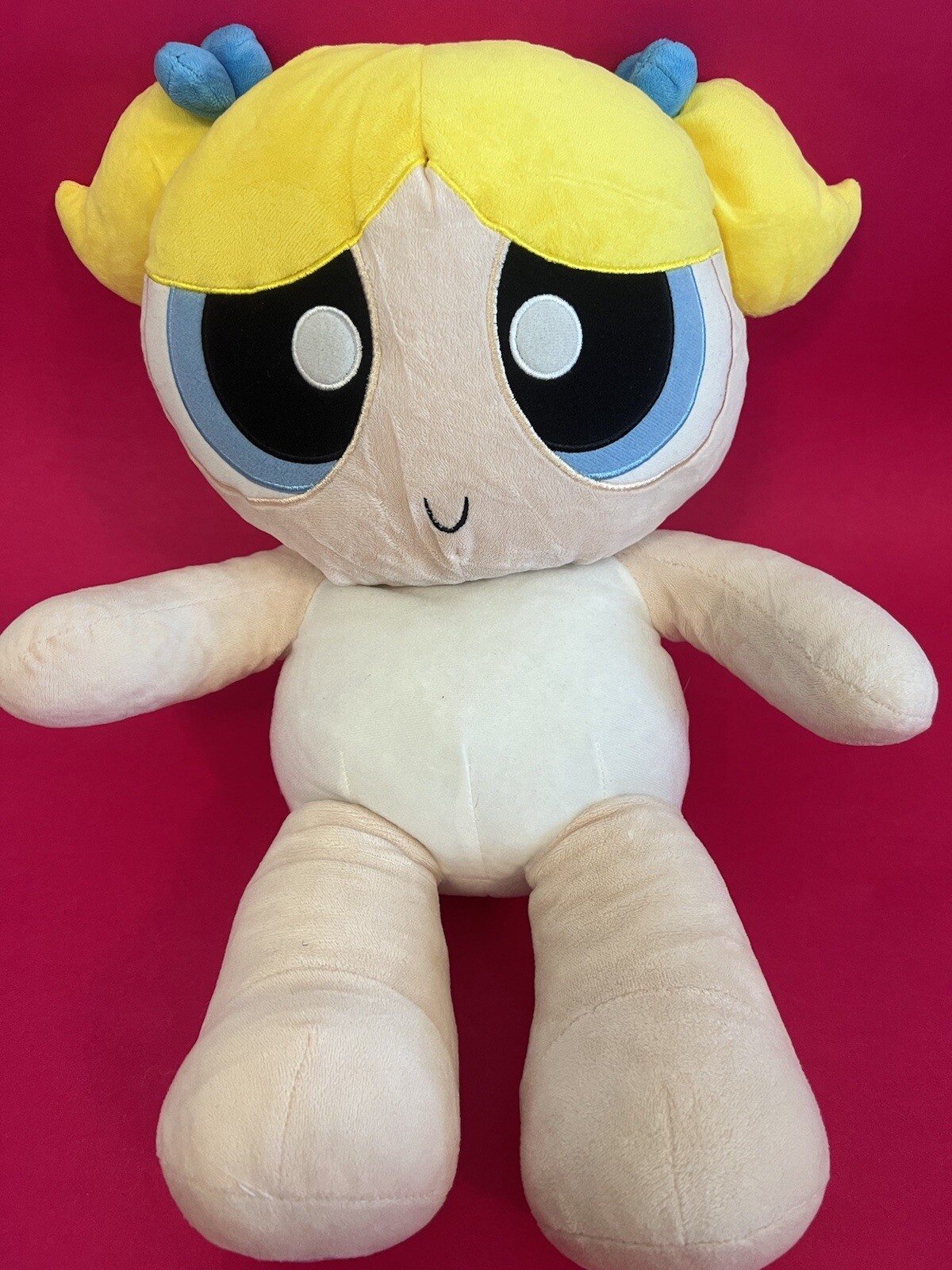 Build A Bear Power Puff Girls Bubbles Plush Theme Dress Powerpuff RARE ...