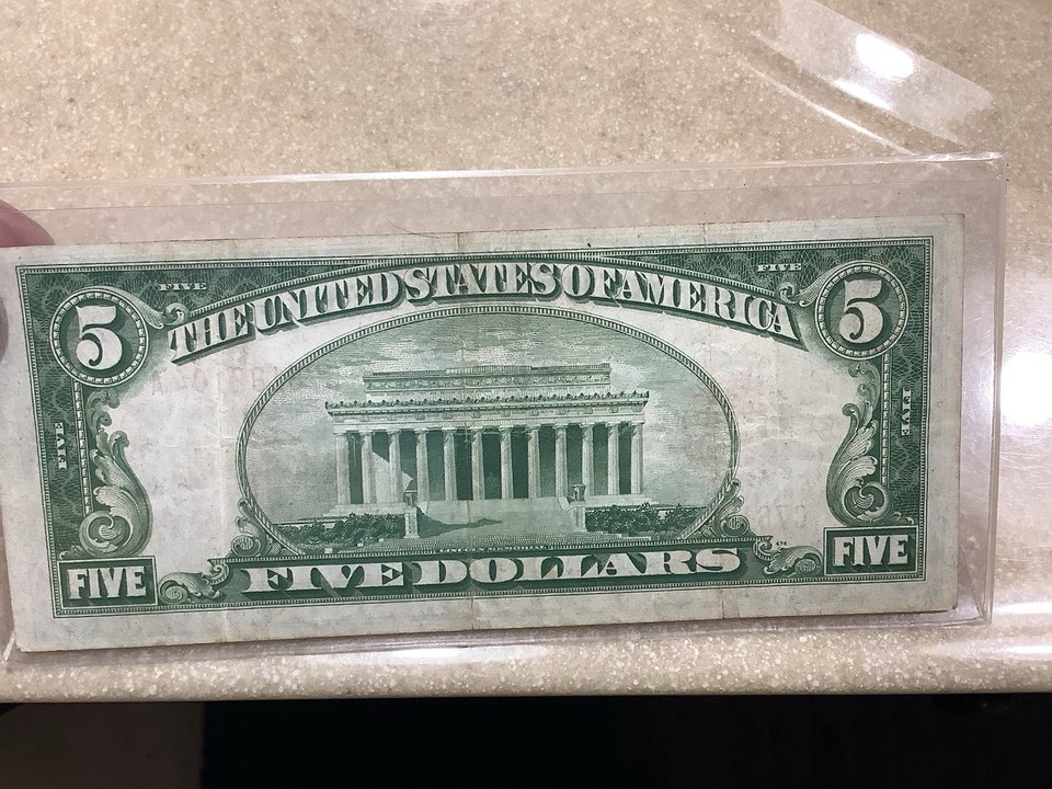 1928-A $5 Legal Tender Red Seal US Note *Retired Dealer* Nice1, Don’t ...