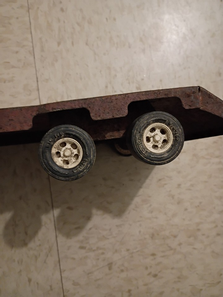 - EXTREMELY RARE - TONKA LOW BOY TRAILER ORIGINAL UNRESTORED RUSTY ...