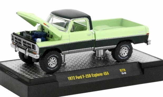 1/64 M2 Machines 1972 Ford F250 Explorer 4x4 (Mallard Green) | eBay