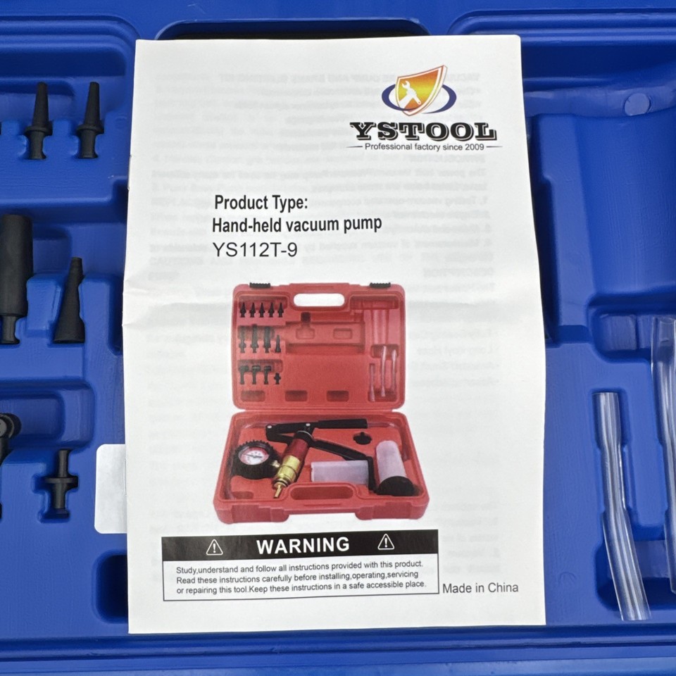 YSTOOL Hand Held Vacuum and Pressure Pump Brake Clutch Fluid Bleeder | eBay