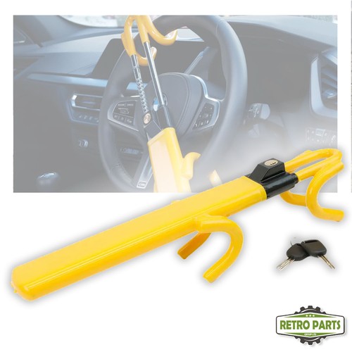 Super Heavy Duty Steering Wheel Lock For Lucid Duo Hook Security Hi-Viz ...
