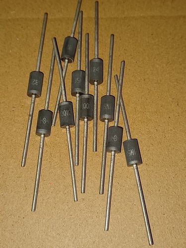 General Semi. 1N5822 Schottky Rectifier Diode/40V, 3A/Lot of 10/NOS/267 ...
