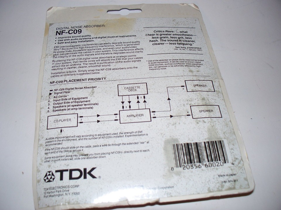 TDK Digital Noise ABsorber NF-C09 NEW | eBay