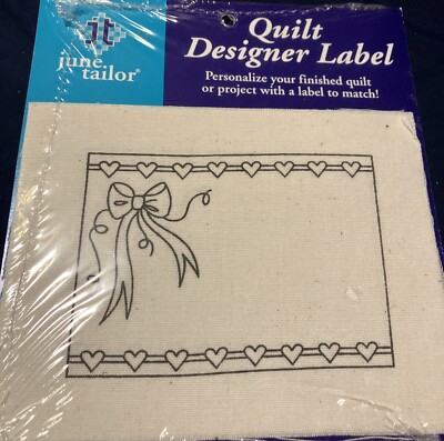 June Tailor Quilt Designer Label | eBay