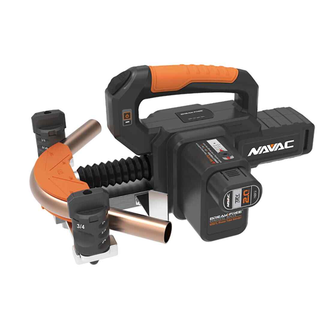 NAVAC NTB7L BF Power Tube Bender Kit, 7/8 in Max OD, 7.2V 2Ah 14.4Wh | eBay