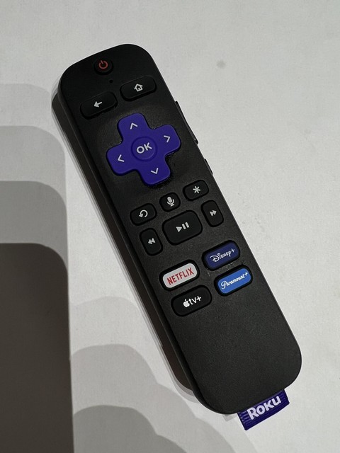 Roku 3226001238 / RC-FA1 Remote NETFLIX Disney Apple TV Paramount for ...