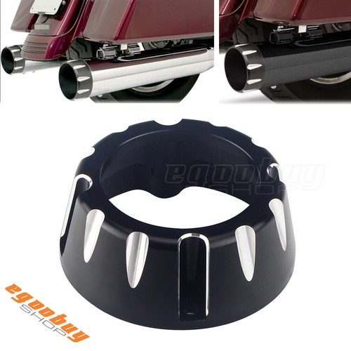 Motorcycle 4'' Exhaust Mufflers Pipe Tips End Caps For Harley Two ...