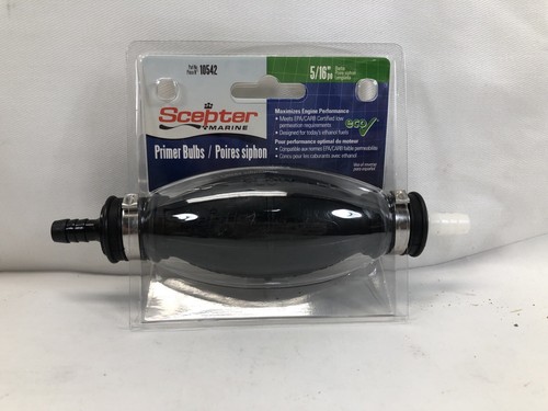 Scepter Primer Bulb 5/16" Hose Barbs EPA Approved #10542 | eBay