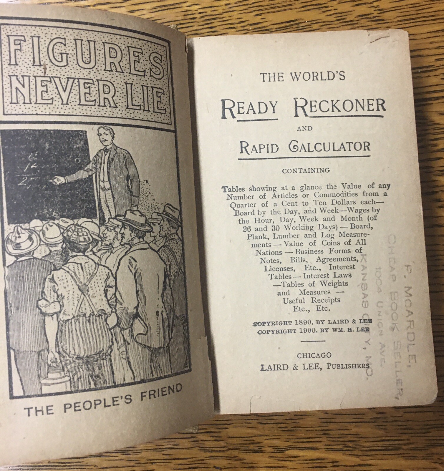 The World’s Ready Reckoner and Rapid Calculator Antique Book, 1900 | eBay