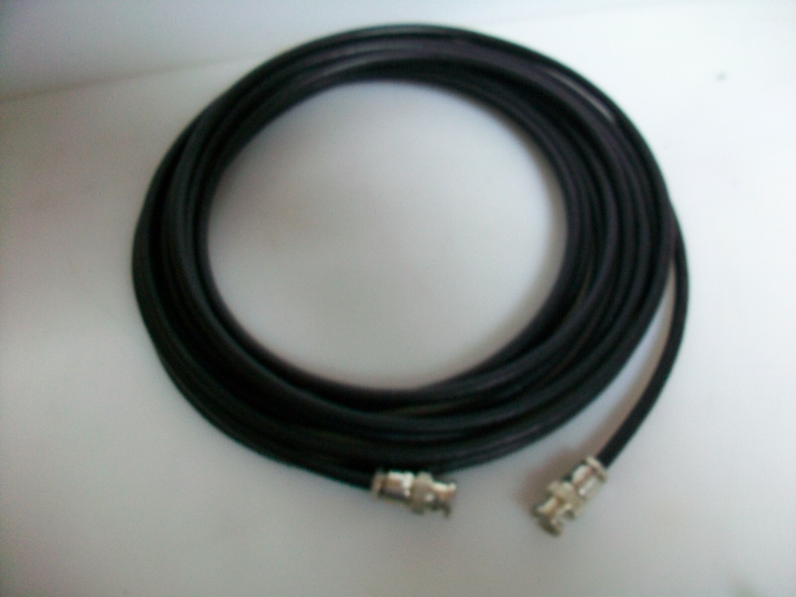18' SAXTON RGU71 93 OHM COAX CABLE ASSEMBLY WITH BNC MALE TO MALE ENDS ...