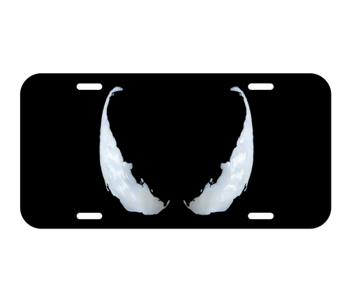 Venom eyes creature Spiderman Vehicle License Plate Front Eddie Brock ...