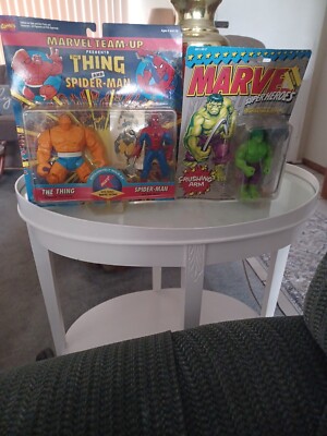 Marvel Collectables, THE THING, SPIDERMAN AND HULK set of 3 figures | eBay