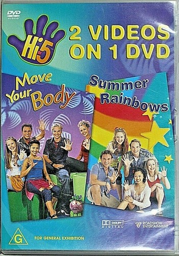 Hi-5 Move Your Body/Summer Rainbows - 2 On 1 DVD Like New Region 4 | eBay
