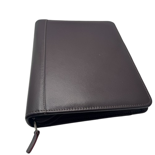 Franklin Covey Top Grain Cowhide Leather Classic Sz Planner Zip 7 Ring ...