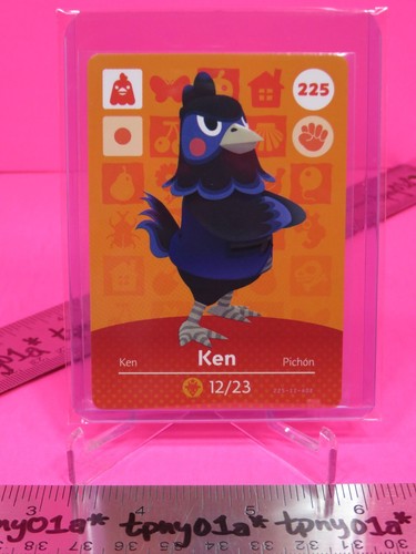 KEN #225 AUTHENTIC US PACK FRESH Animal Crossing Series 3 Amiibo Card ...