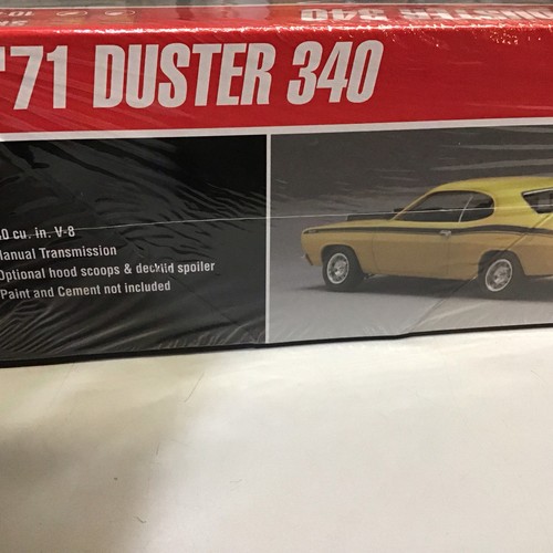 AMT ERTL 1971 Plymouth Duster 340 Model Kit #31225 1/25 Scale Factory ...