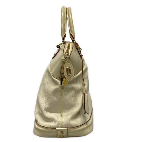 Auth LOUIS VUITTON Lockit PM M91887 Blanc Suhali - AS1069 Handbag | eBay