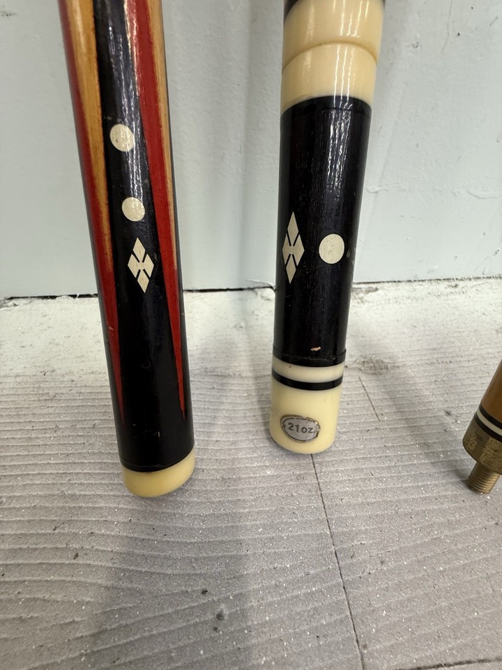 VINTAGE Golden Shark Custom Crafted Pool Cue Hand Carved Rare | eBay