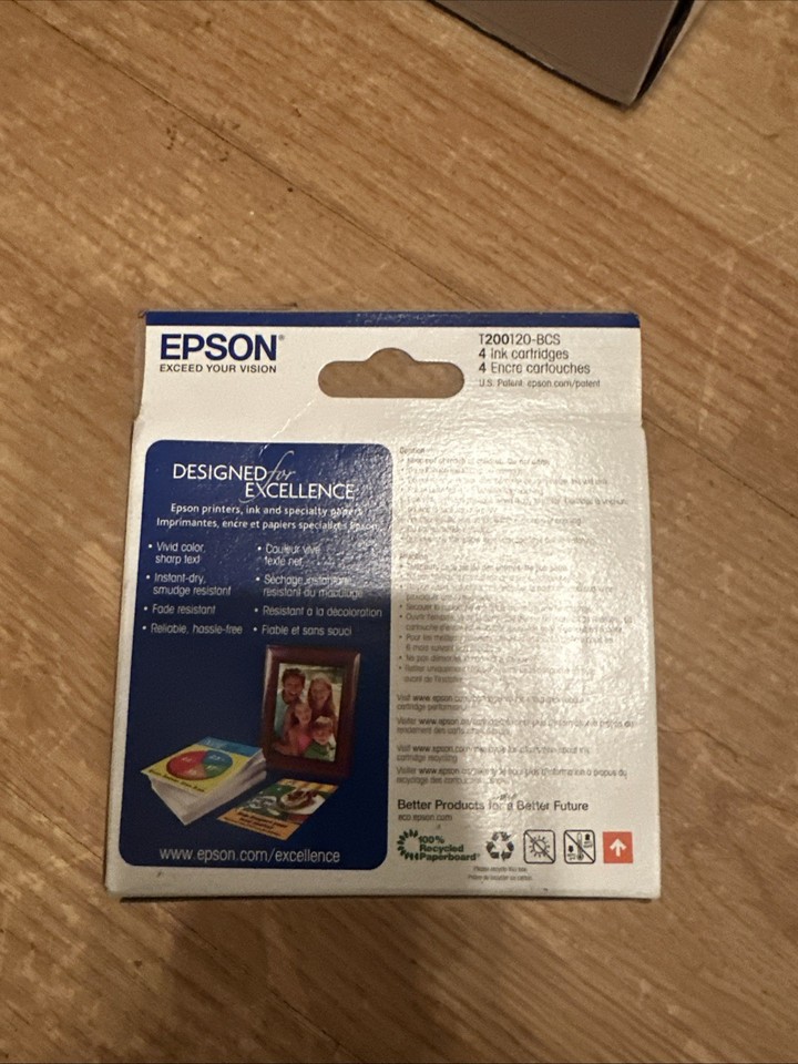 EPSON 200 TRI COLOR CYAN MAGENTA YELLOW BLACK INK CARTRIDGES Exp 05/ ...