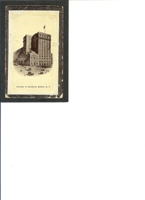 NEW YORK ANTIQUE PC "Chamber of Commerce, Buffalo" 8-20-1917 1910's ...
