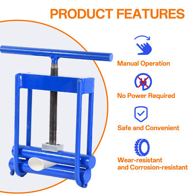Plastic Pipe Squeeze Off Tool PE Poly Water Gas Clamp Flow Stop Wask 0. ...