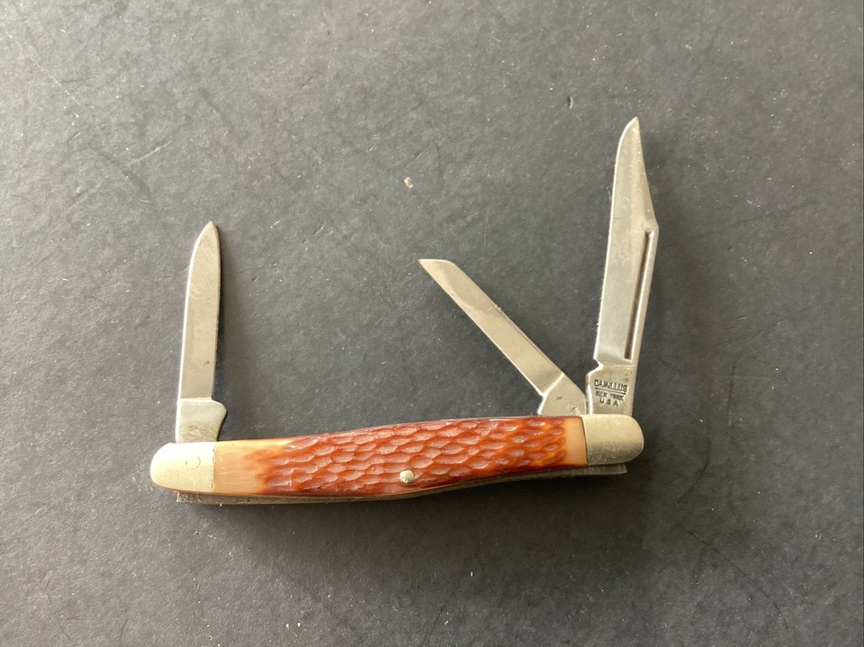 NOS NEW Camillus USA No. 77 Stockman Pocket Knife 3 Blade Free Ship | eBay