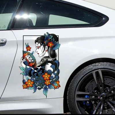 Custom Samurai Livery Racing Side Wrap; JDM Inspired Samurai Custom ...