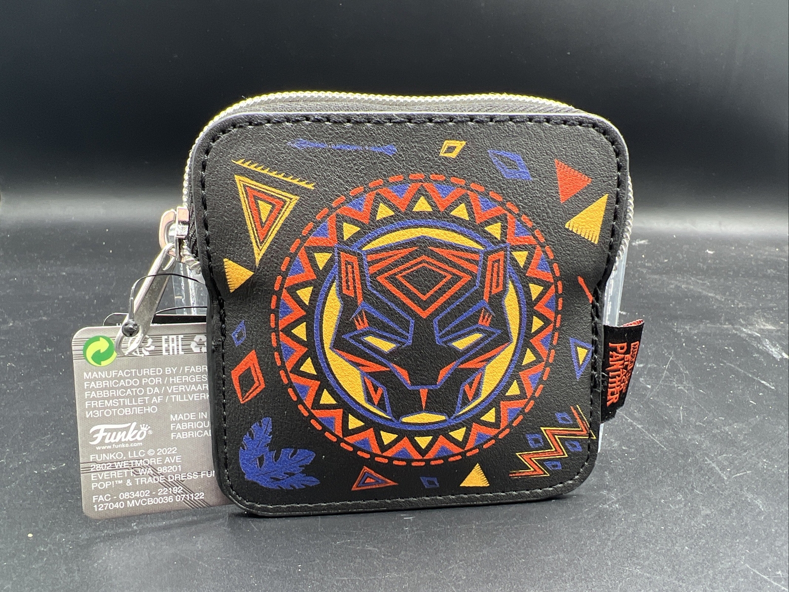Funko Marvel Black Panther Wakanda Zip-up Coin Purse Legacy Collection ...