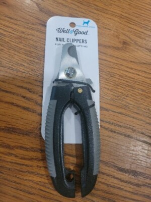 🐶Well & Good Nail Clippers Large Dogs Stainless Steel Round Clippers ...