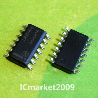 100 PCS LM324DR2G SOP-14 LM324DG LM324 Single Supply Quad Operational ...