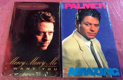 cassette single Robert Palmer Mercy Mercy Me I want You You're Amazing ...