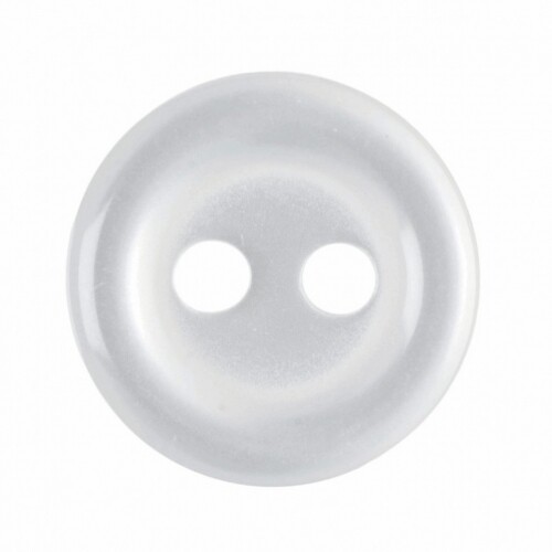 Hemline Round Plastic Buttons White 10mm - per pack of 13 | eBay UK