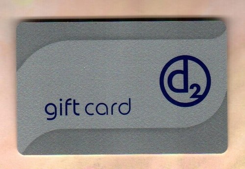D2 ( UK ) Classic Logo, Collectible ( 2009 ) Gift Card ( $0 ) | eBay