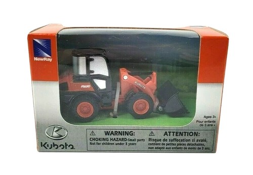 Kubota R630 Pull Back Action Front Loader Tractor 1:64 Scale NewRay ...