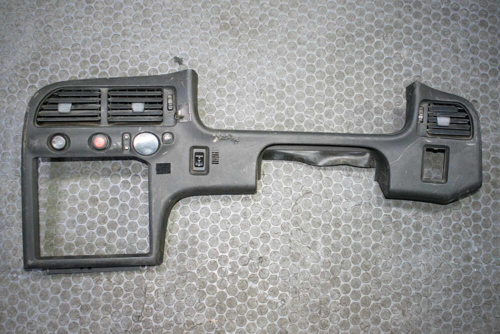 Nissan Skyline R33 Series 2 OEM Dash Panel Trim Stereo Surround Bezel ...
