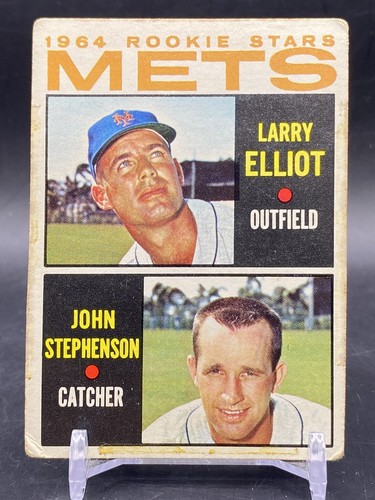 1964 Topps #536 Mets Rookie Stars Larry Elliot John Stephenson High ...
