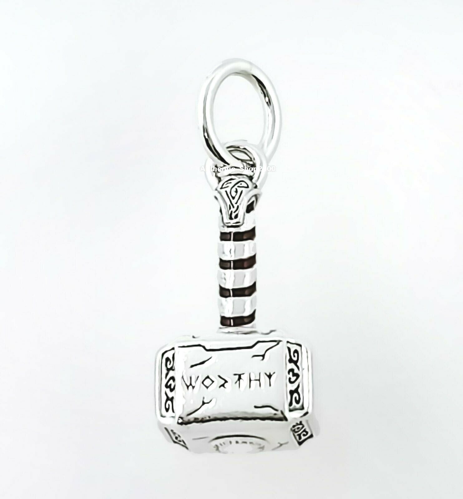 New 100% Authentic PANDORA 925 Marvel The Avengers Thor's Hammer Charm ...