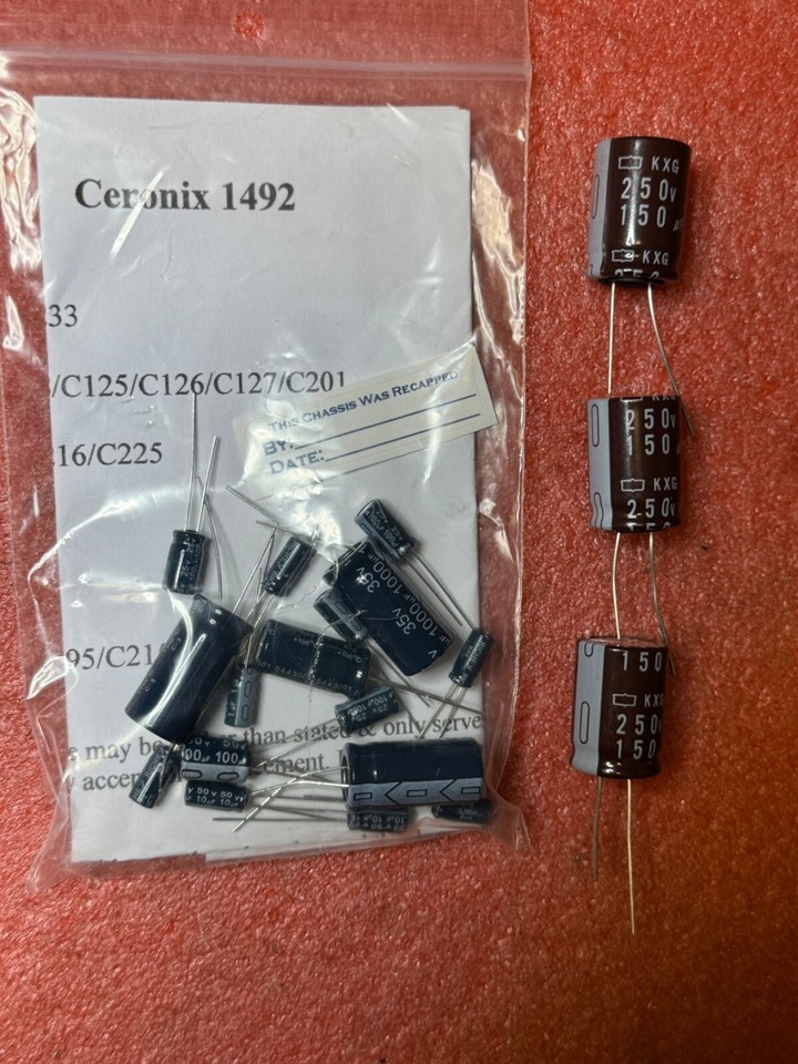 Ceronix 1492 basic cap kit and/or OPTIONAL filter caps | eBay