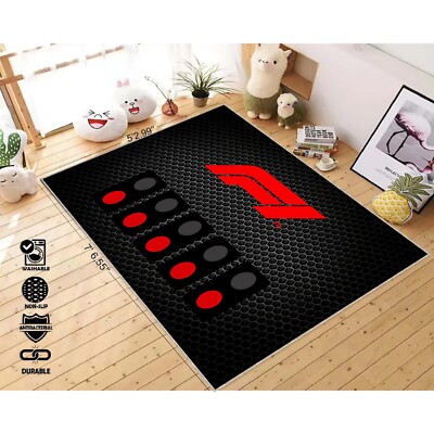 F1 Car Rug, Formula Racer Rug, Drive to Survive, Nursery Rug, Home ...