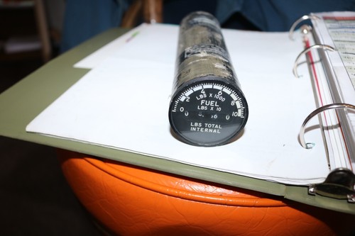 Nice shape vintage F4 Phantom fuel gauge JG-132-B intact glass Full ...