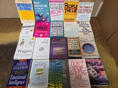 20 Self Help Psychology Books Lot Motivation Leadership Mindset Success ...