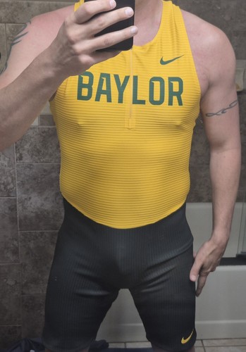 Nike Team Issued Baylor BEARS Track Field Speed Suit Sz 2XL RARE! | eBay