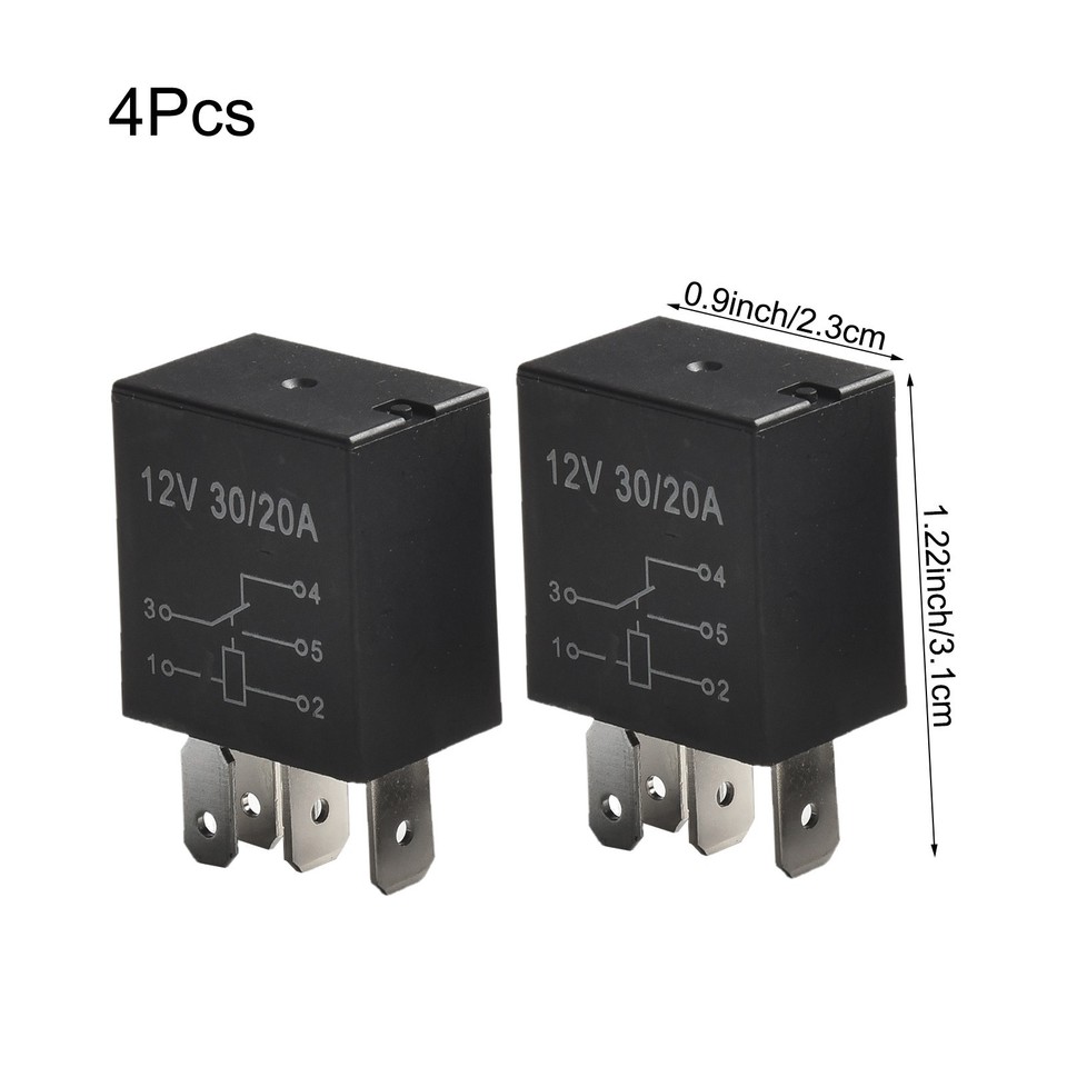 Waterproof 5 Pin Auto Fuel Pump Relay 14 PCS Power Relay Reliable ...