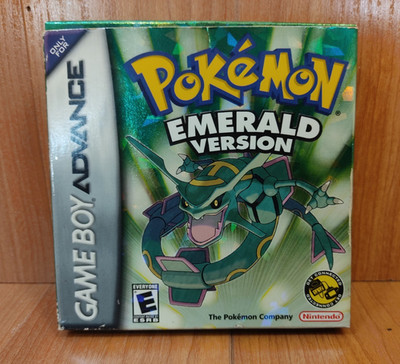 clean BOX ONLY lot Pokemon Emerald AUTHENTIC gameboy advance gba NOT ...