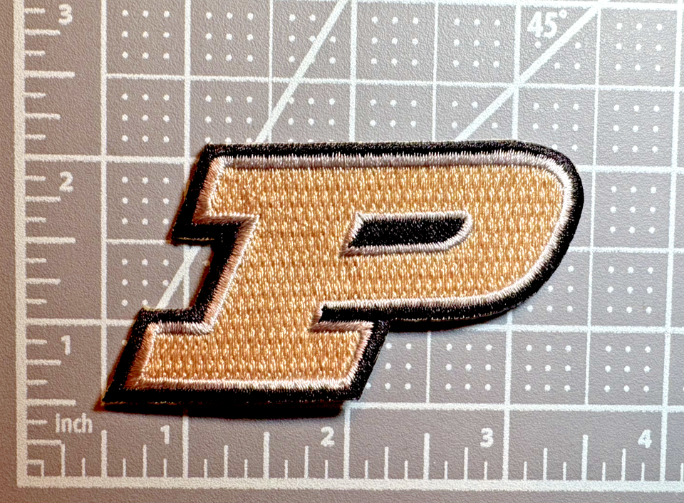 Purdue BoilerMakers Team P Logo NCAA Embroidered 2.5in Iron / Sew-On ...