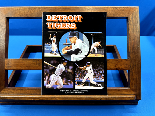 Detroit Tigers 1989 Official Spring Training Program | eBay