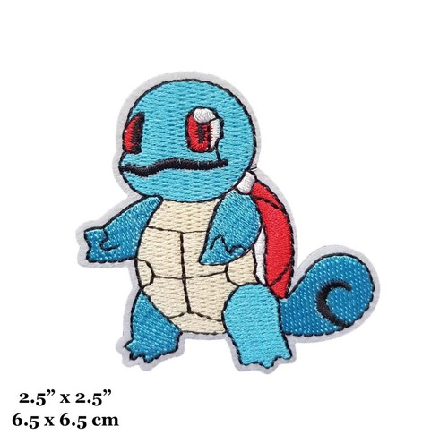 Pokemon Squirtle Character Embroidered Iron On Patch | eBay