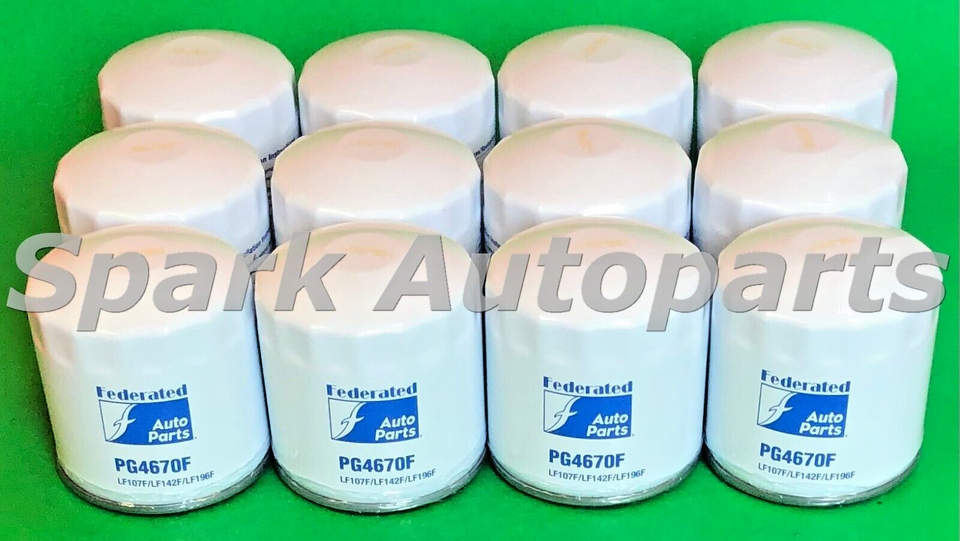 New Case of 12 Engine Oil Filter FEDERATED PG4670F For DODGE, CHRYSLER ...