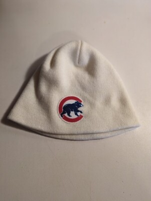 Joe Boxer Beanie Hat S/M White Winter Cold Weather CUBS Stocking New | eBay